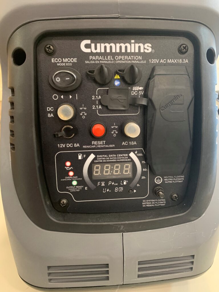 2500W Cummins Inverter Generator - Prima Power Systems Inc